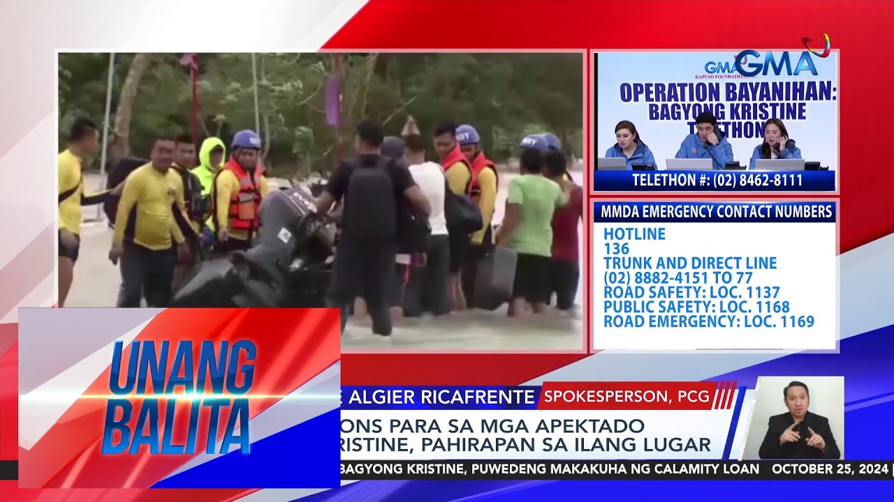 Panayam kay Commodore Algier Ricafrente, Spokesperson, PCG | Unang ...