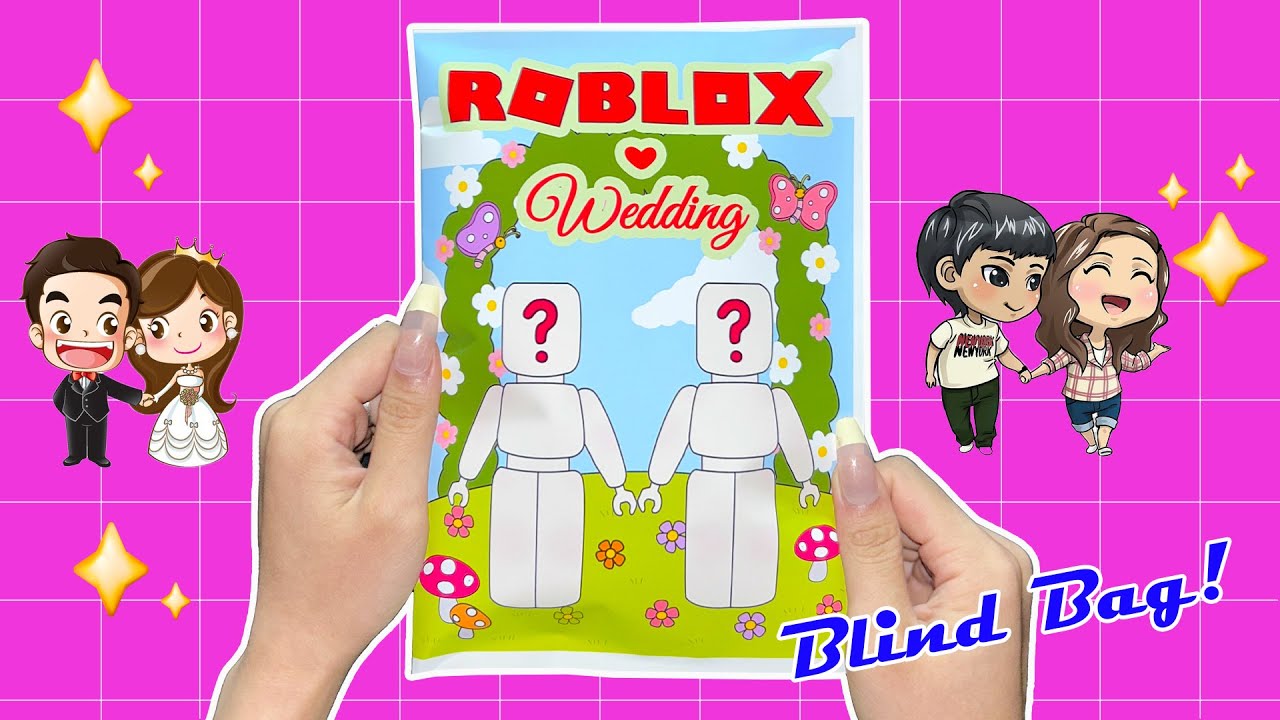 [ PAPER DIY ] 로블록스 웨딩 Roblox Wedding ASMR Unboxing Blind Bag Outfit # ...