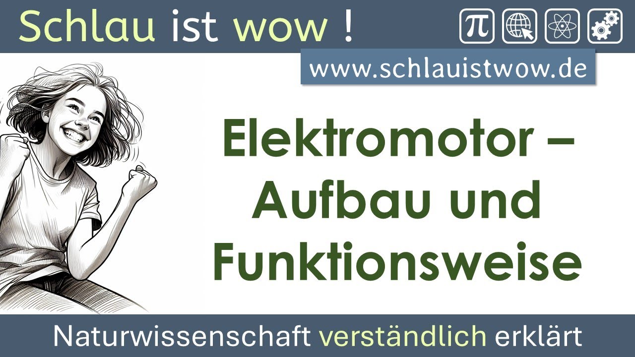 Elektromotor - Aufbau und Funktionsweise - YouTube