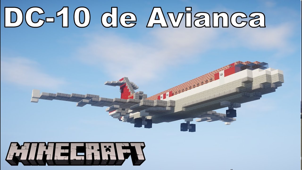 Como construir un boeing 727 de Avianca en MINECRAFT - YouTube