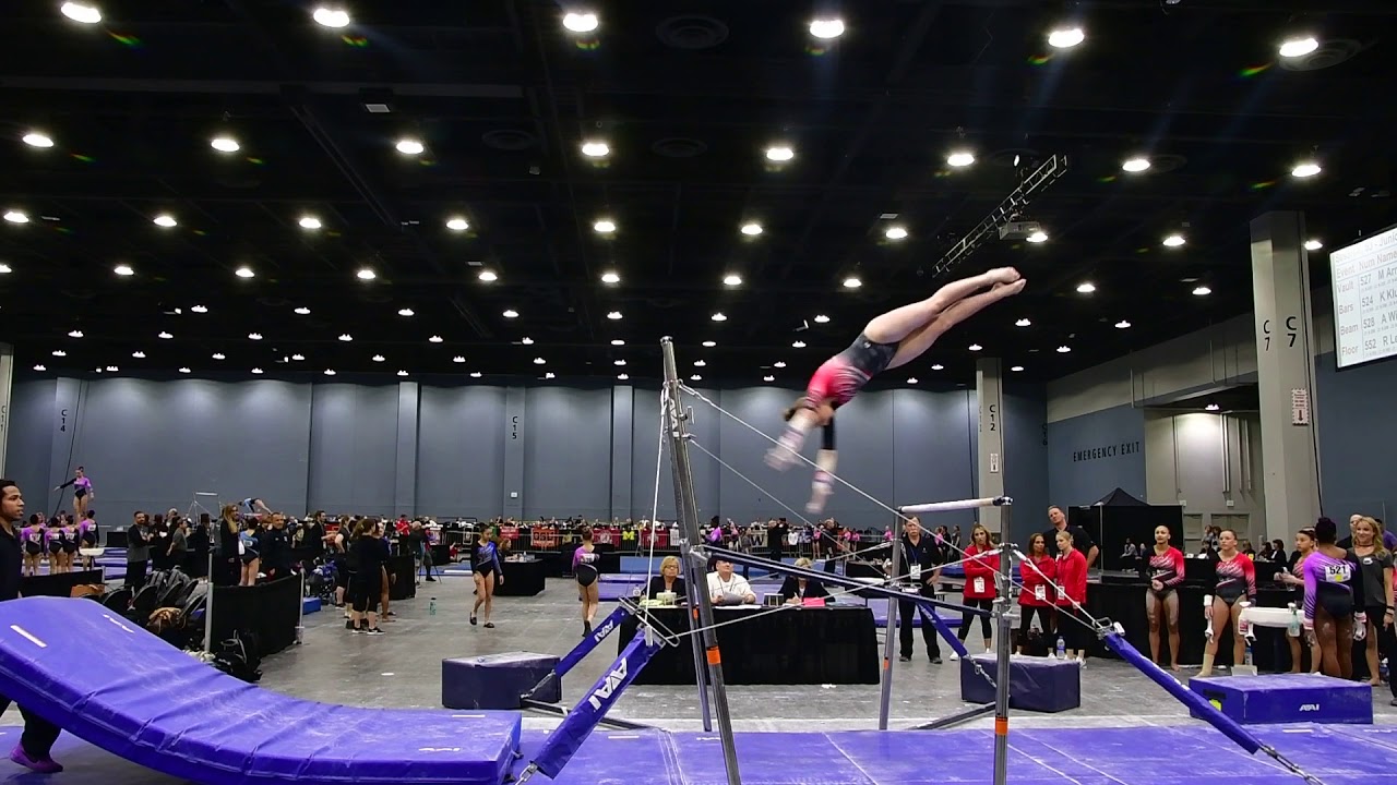 Stephanie Berger - Uneven Bars - 2018 Women's Junior Olympic National ...