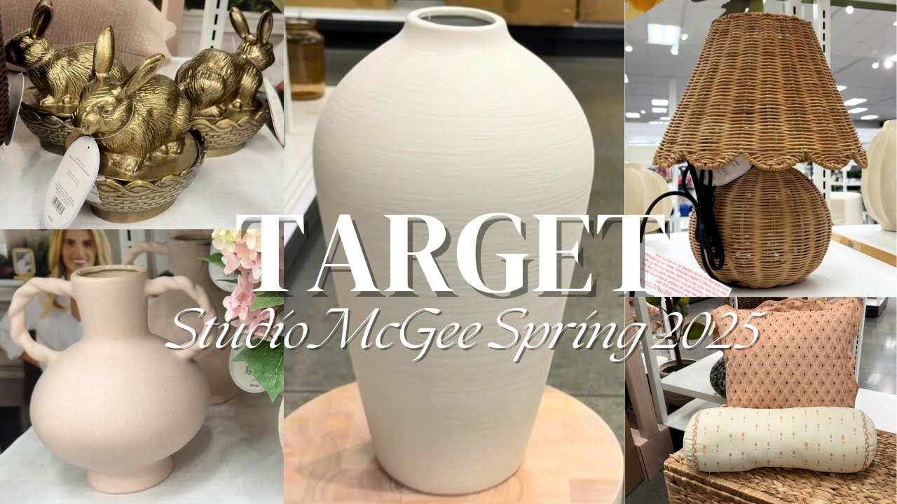 NEW 2025 DECOR AT TARGET! STUDIO MCGEE SPRING 2025 DECOR | Target ...