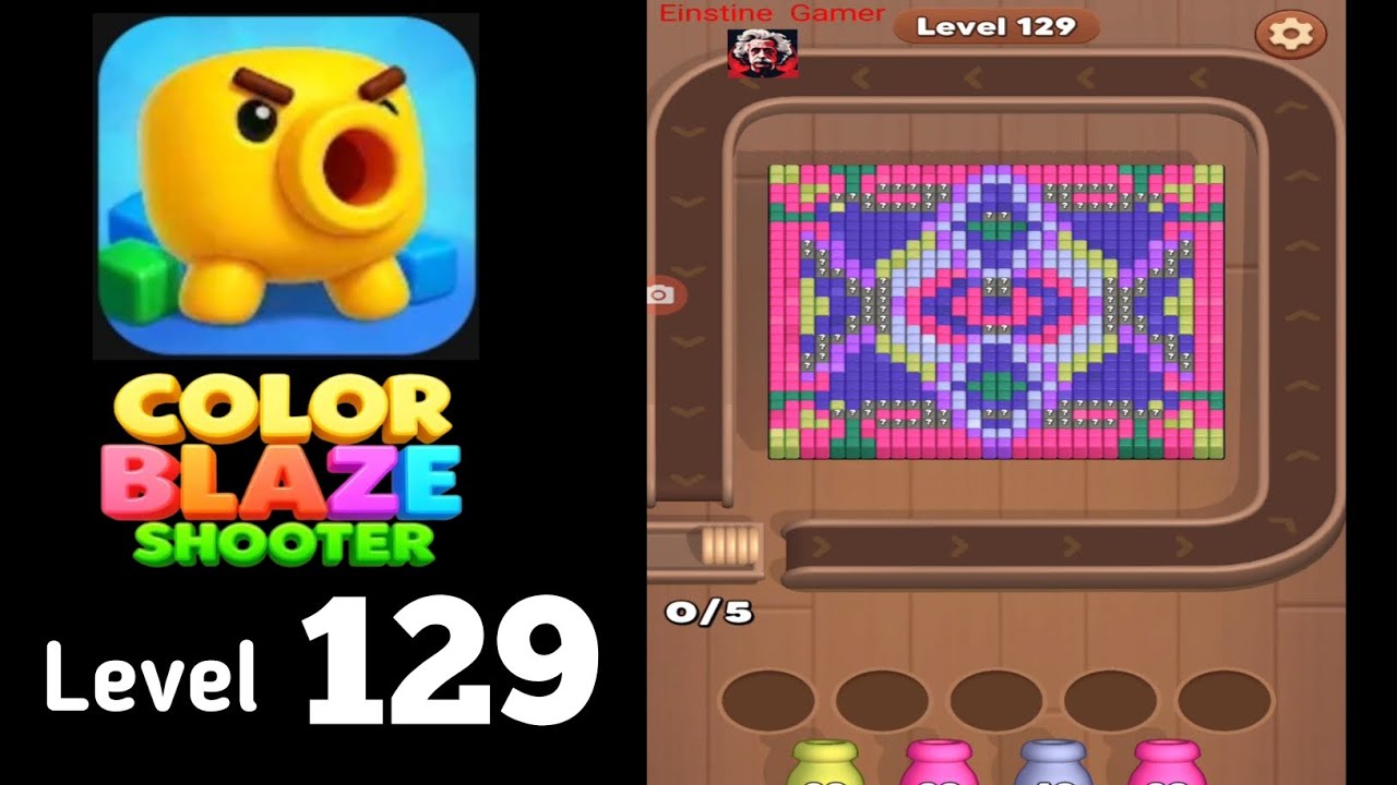 Color Blaze Shooter level 129 Guide Walkthrough Solution - YouTube