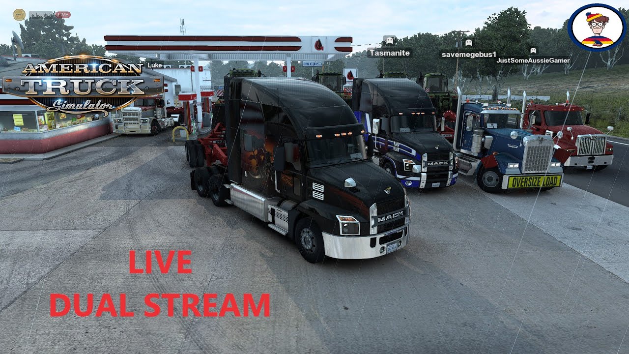 AMERICAN TRUCK SIMULATOR | Big Rigs In Usa | 100 Sub Giveaway - YouTube