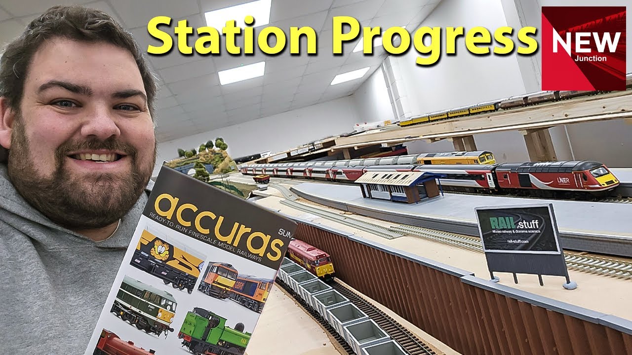 New Junction Model Railway EP44 - Layout Station Progress! - YouTube