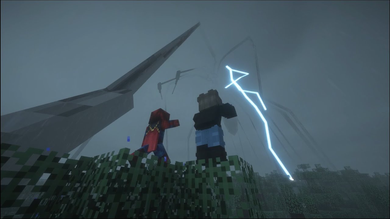 SURVIVING GIANT SCARY SPIDERS IN MINECRAFT!! -ANTHROPOD MOD - YouTube