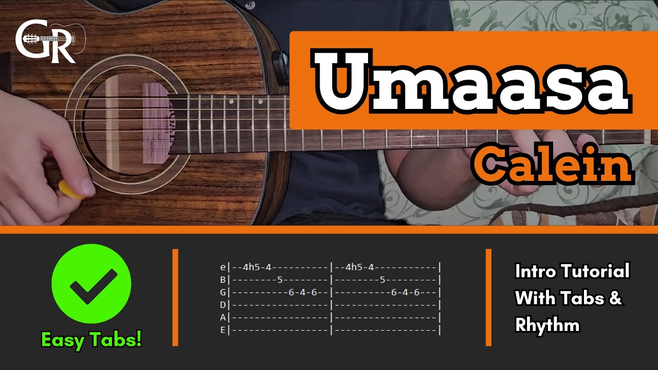 Umaasa - Calein | EASY! Guitar Intro Tutorial WITH TABS! (CHORDS ...