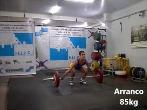 Igor Califrer, 16 anos - Arranco 80 e 85kg e Arremesso 95kg Copa Victoria 23/07/2016