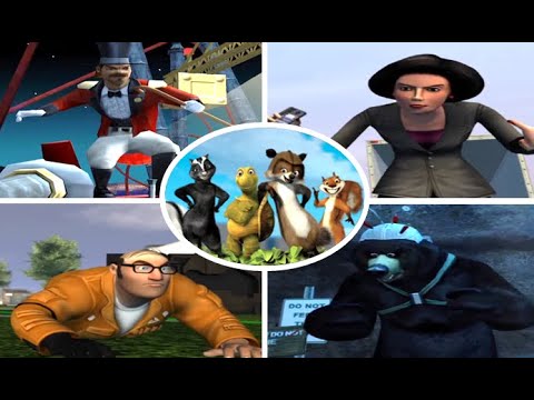 Over the Hedge - All bosses battle & Chase + Ending