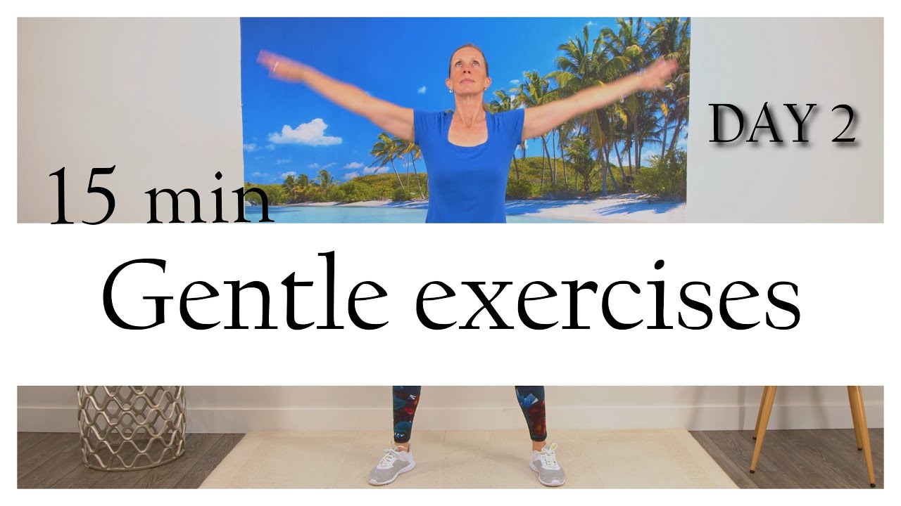 15 min Gentle All Standing Exercise Program | No Equipment Needed - YouTube