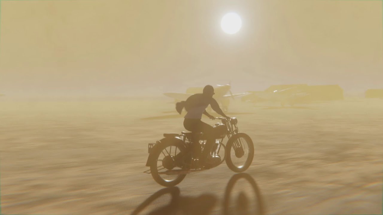 RAF Aboukir, Egypt 1942 with Spitfire fly past - Blender 2.9 - YouTube