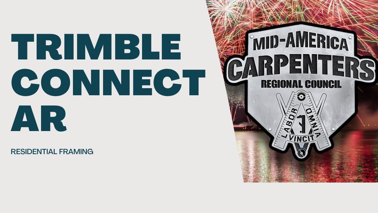 Trimble Connect AR Residential Framing Project - YouTube