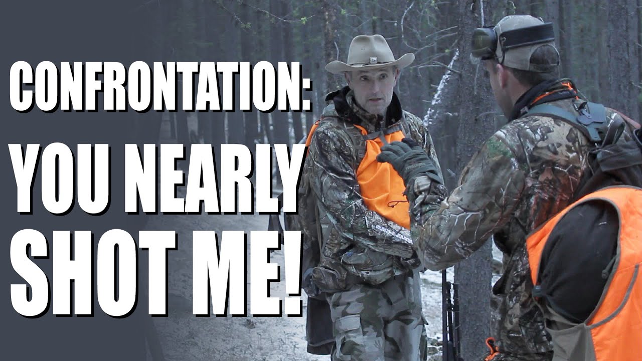 'You nearly shot me!' - confrontation - YouTube
