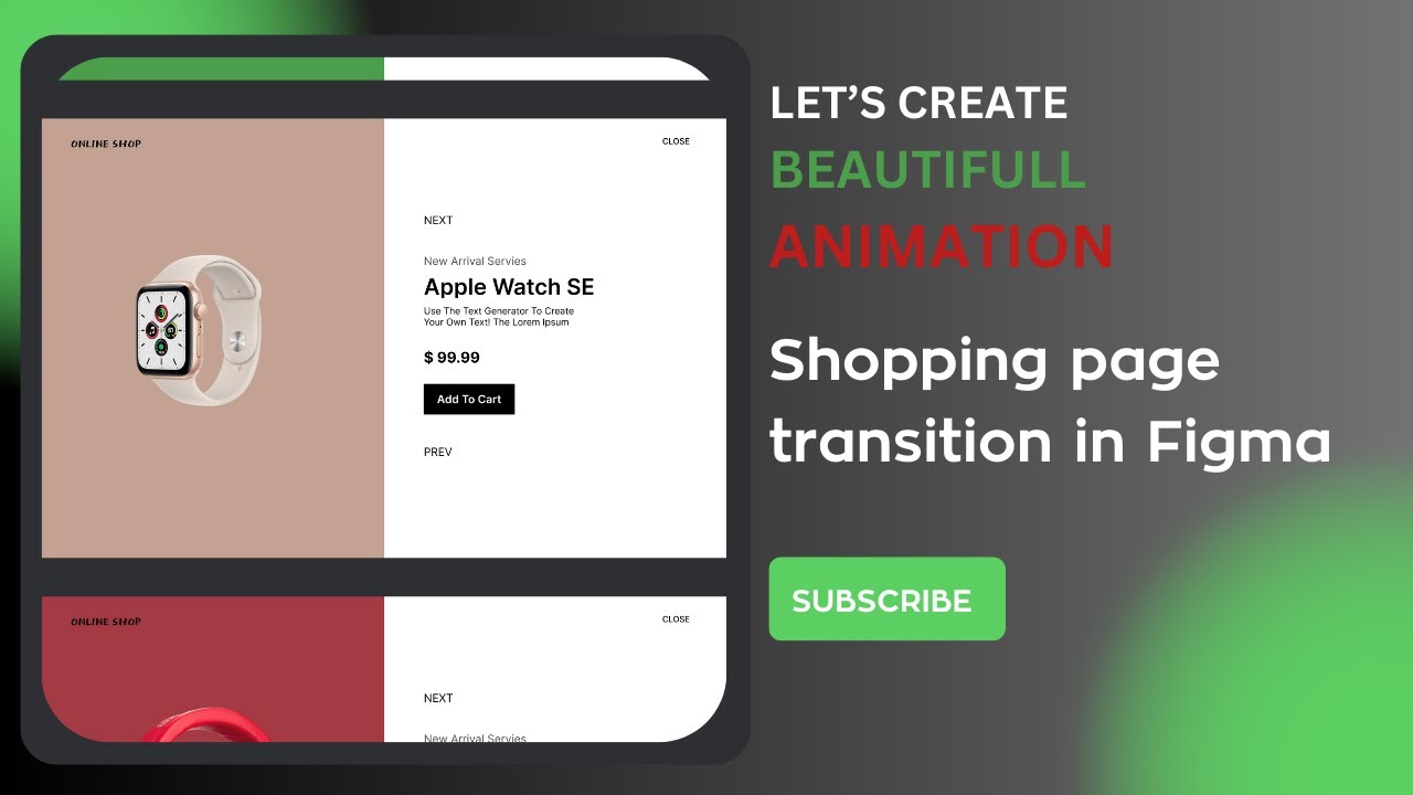 Animation With Figma Prototype | Page Animation In Figma | Figma ...