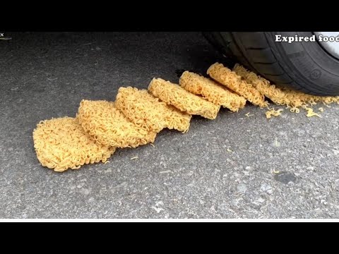 Crushing Crunchy & Soft Things by Car! - EXPERIMENT VS CAR - YouTube
