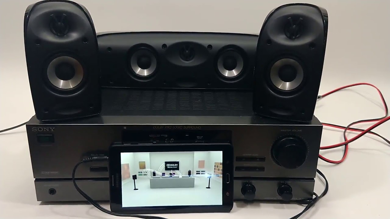 Polk Audio TL 1 Center and pair of TL 1 SAT Satellite Wired Speakers ...
