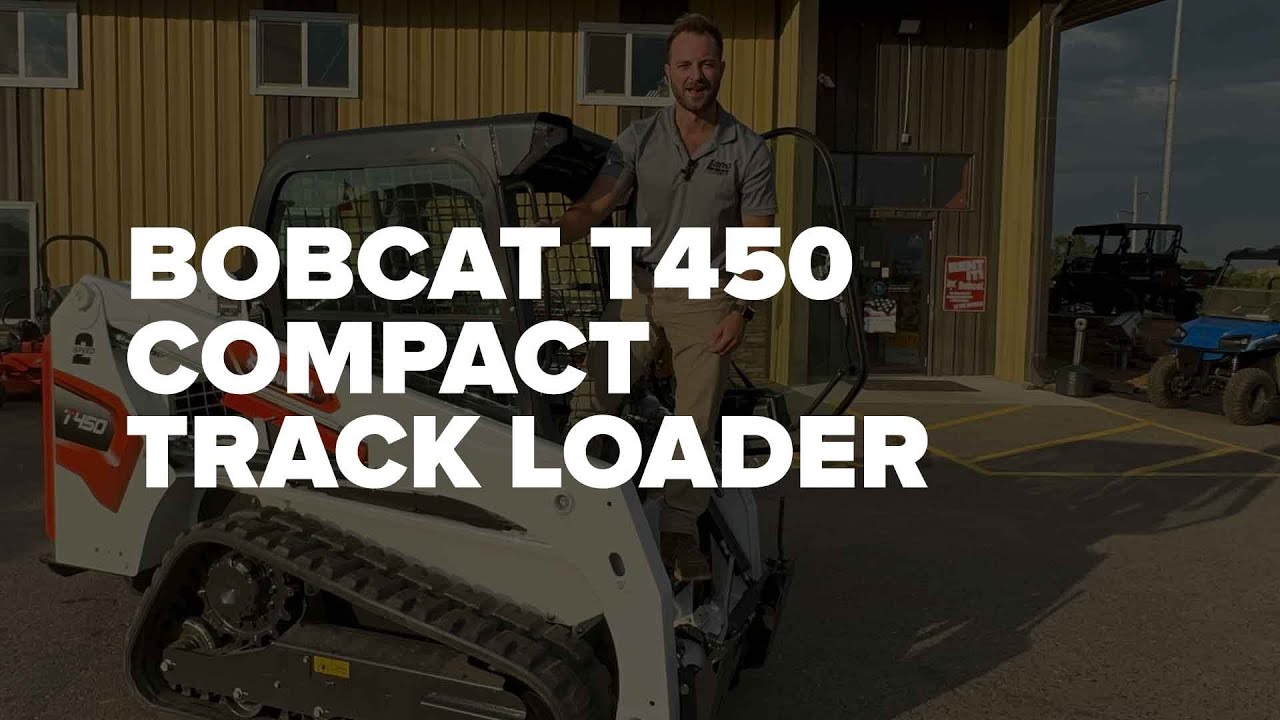New Features of the Bobcat M3-Series T450 Compact Track Loader (Walk ...