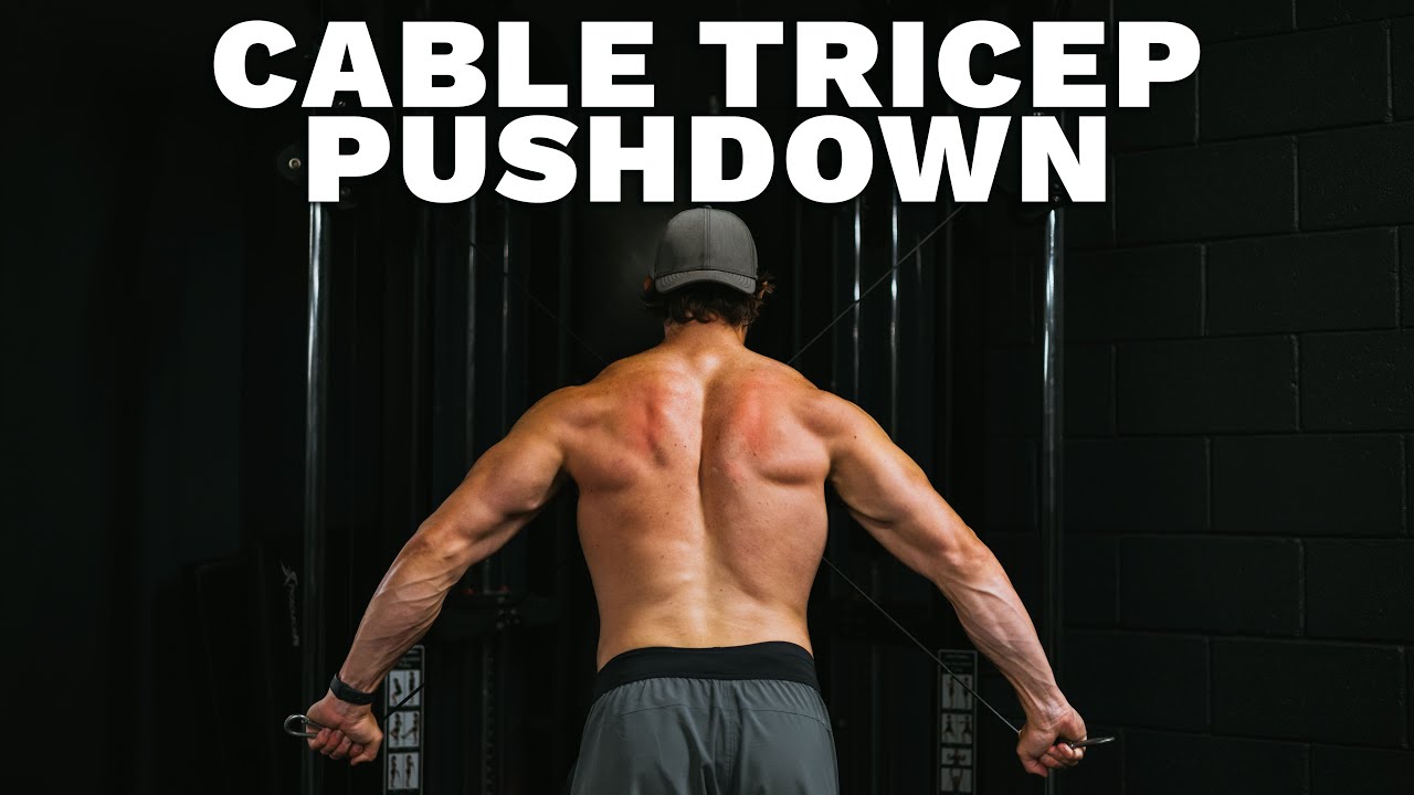CROSS CABLE TRICEP PUSHDOWNS | PARAGON TRAINING METHODS - YouTube