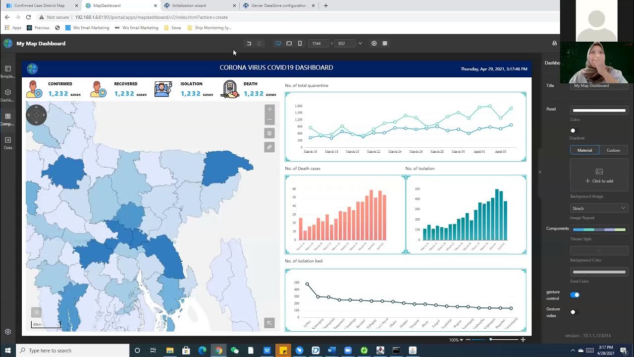 Tracking the pandemic using SuperMap GIS: A workshop on covid 19 dashboard creation - YouTube