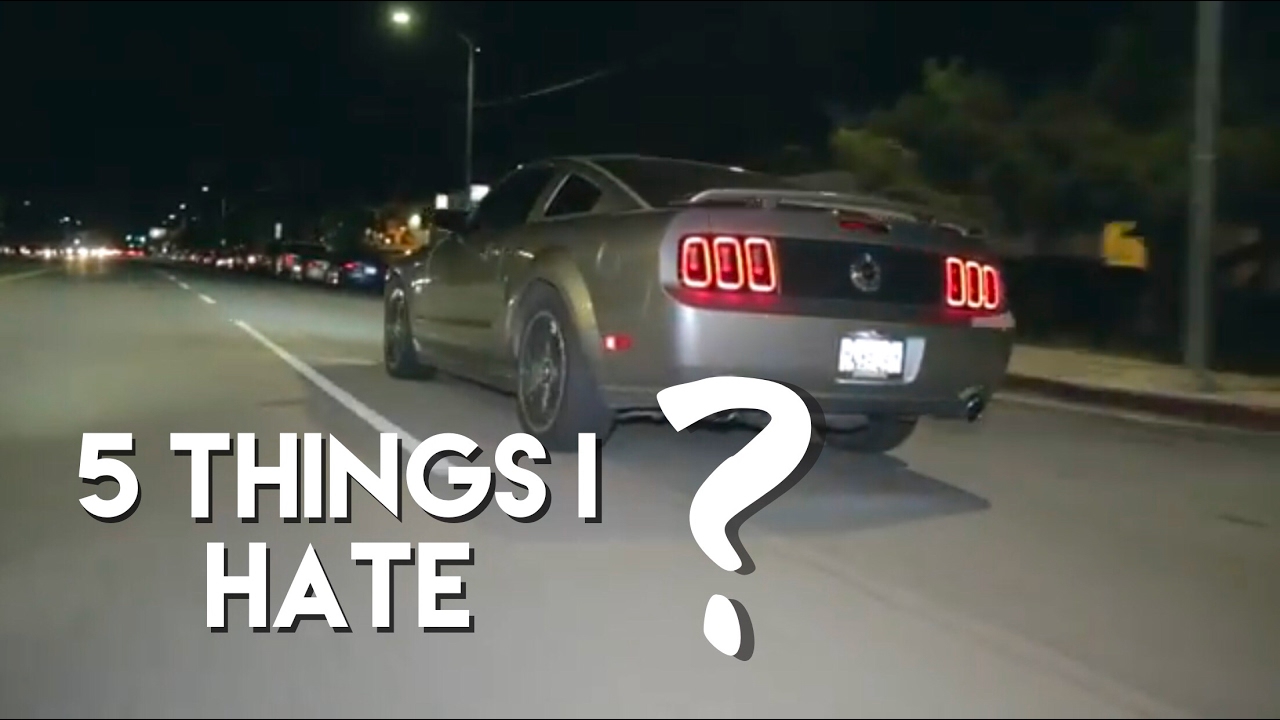 5 Things I HATE about the MUSTANG - YouTube