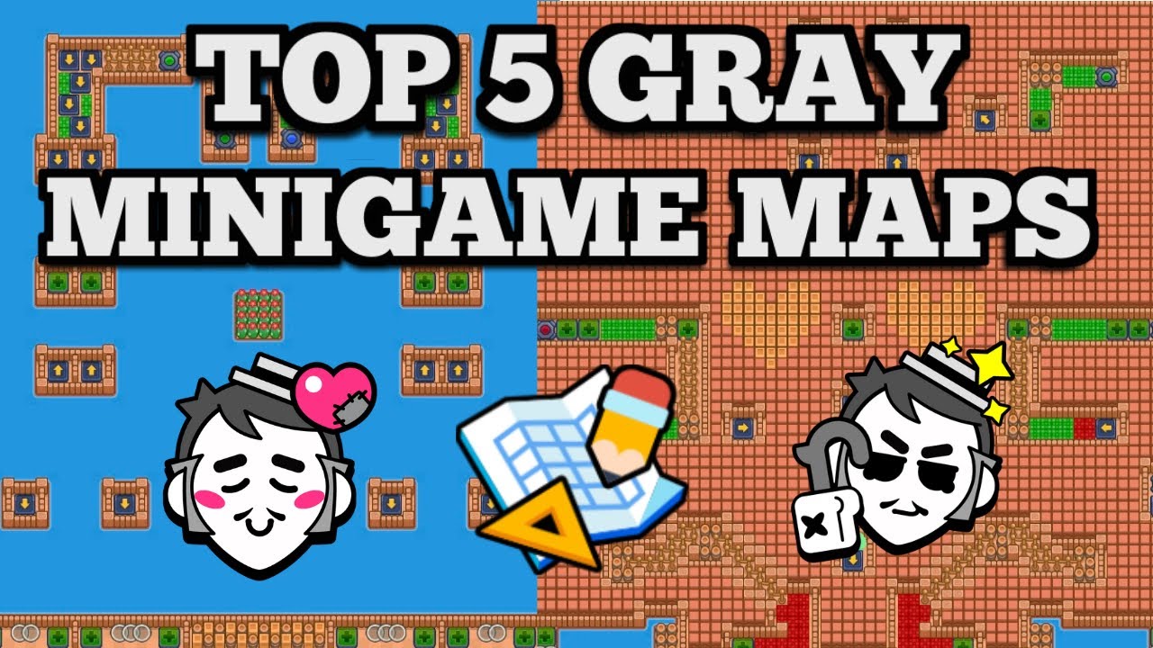 Top 5 Gray Minigames Maps In Map Maker - YouTube