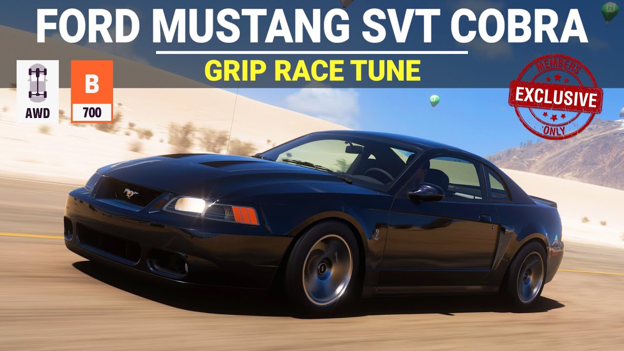 Forza Horizon 5 - 2003 Ford Mustang SVT Cobra - B Class Grip Race Tune ...