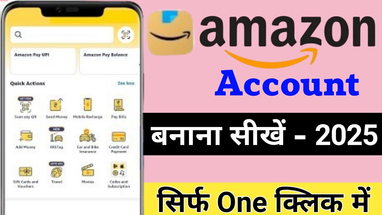 How To Create Amazon Account In Mobile|Amazon Account Kaise Banaye ...