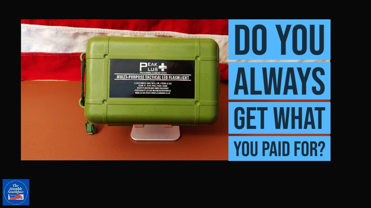 PeakPlus Tactical Flashlight LFX1000 - YouTube