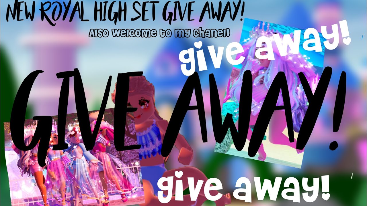 Royal high new set!? +giveaway!(my first video) WELCOME TO MY CHANEL ...