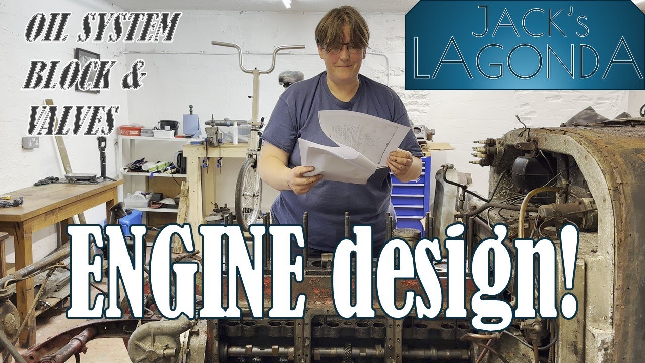 018 Jack’s vintage pre war 3 Litre Lagonda car restoration. Engine ...