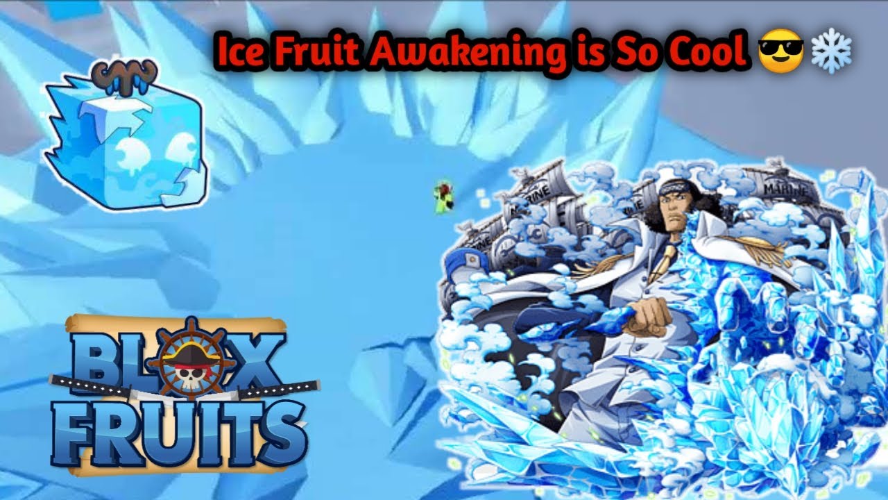 Unleashing the Frozen Power! Awakening the Ice Fruit in Bloxfruits!?🔥😎 ...