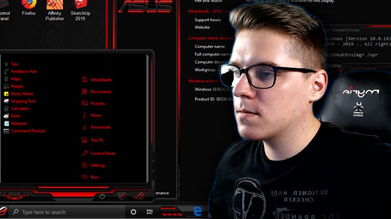 Instalam WINDOWS 10 ROG EDITION - PENTRU GAMING (LIVE) - YouTube