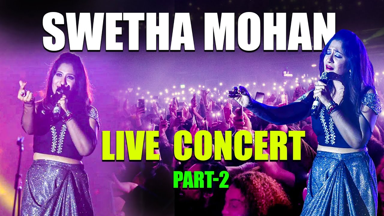 Swetha Mohan full Live Concert 🔥😍 | part-2 | FULL VIDEO | Soulful ...