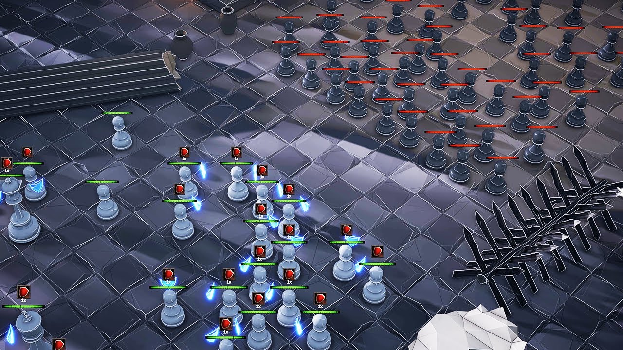 The Biggest Battle in Dungeon Crawler Chess-like - YouTube