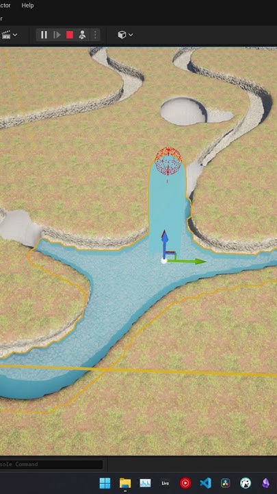 Trying to create a fluid simulation in #unreal for my indie game. #fluidsimulation #voxel # ...