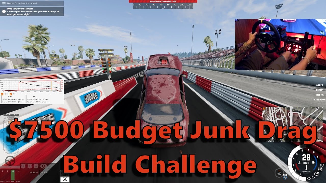 RLS Career Mod $7500 Budget Joe's Junk Drag Car Build Challenge - YouTube