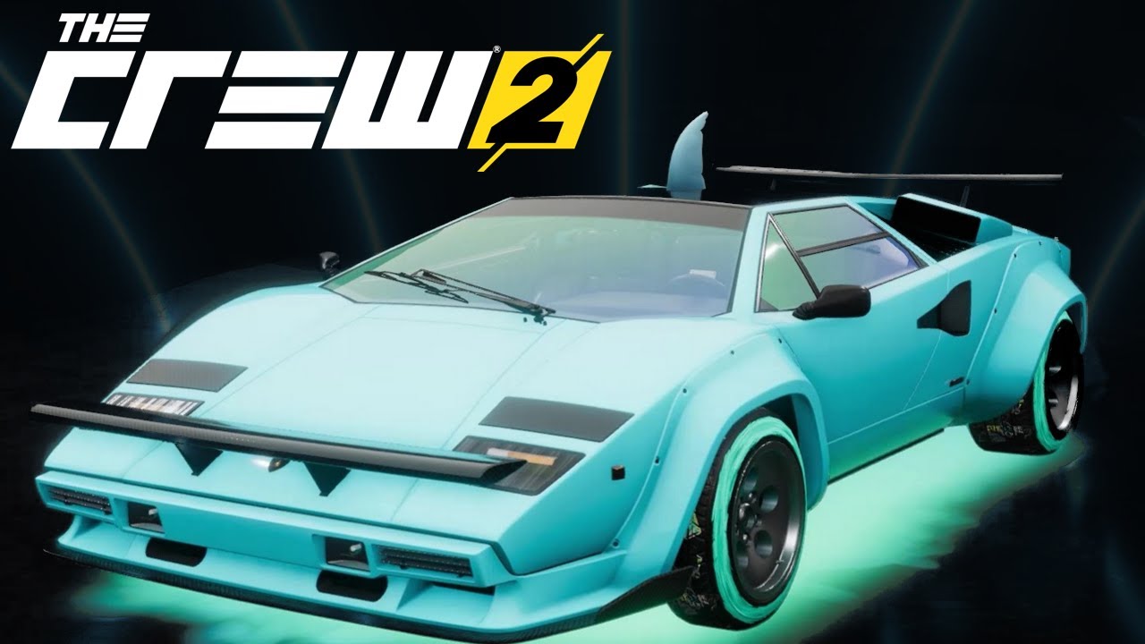The New Crazy Lamborghini Countach The Crew 2 - YouTube
