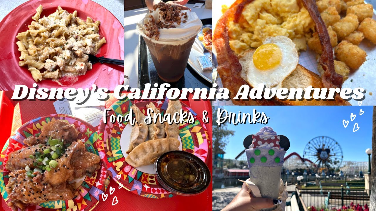 DISNEY'S CALIFORNIA ADVENTURE FOOD VLOG!🤩💖 - YouTube