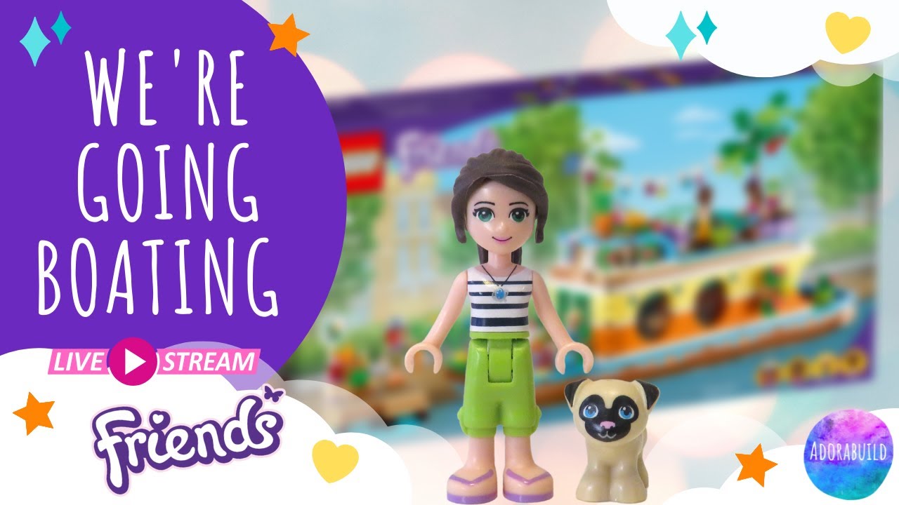House Boat... and maybe more - Lego Friends live stream, build and cosy ...