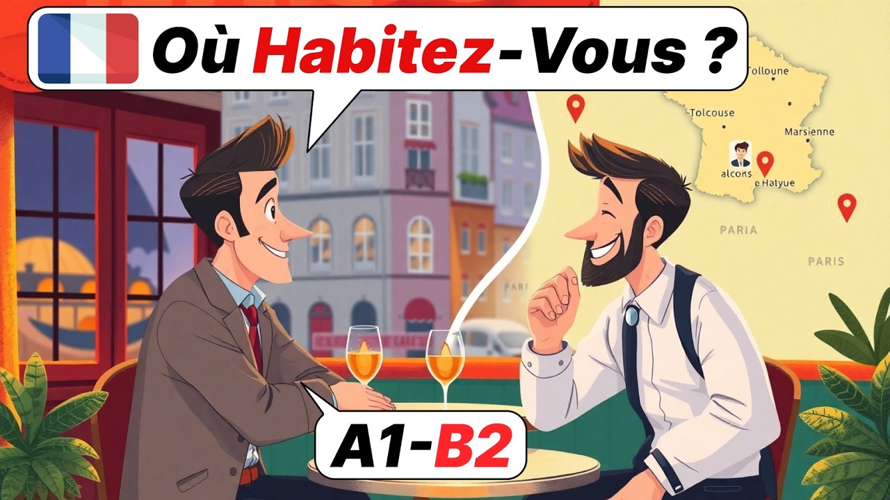 Daily A1-B2 French Practice: How to Ask “Where Do You Live?”| Easy ...