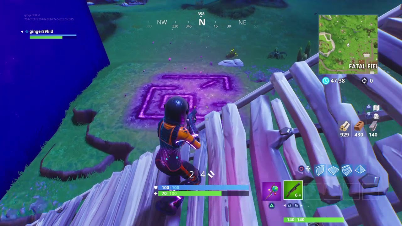Fortnite Cube Moves And Leaves Symbol On Ground! - YouTube