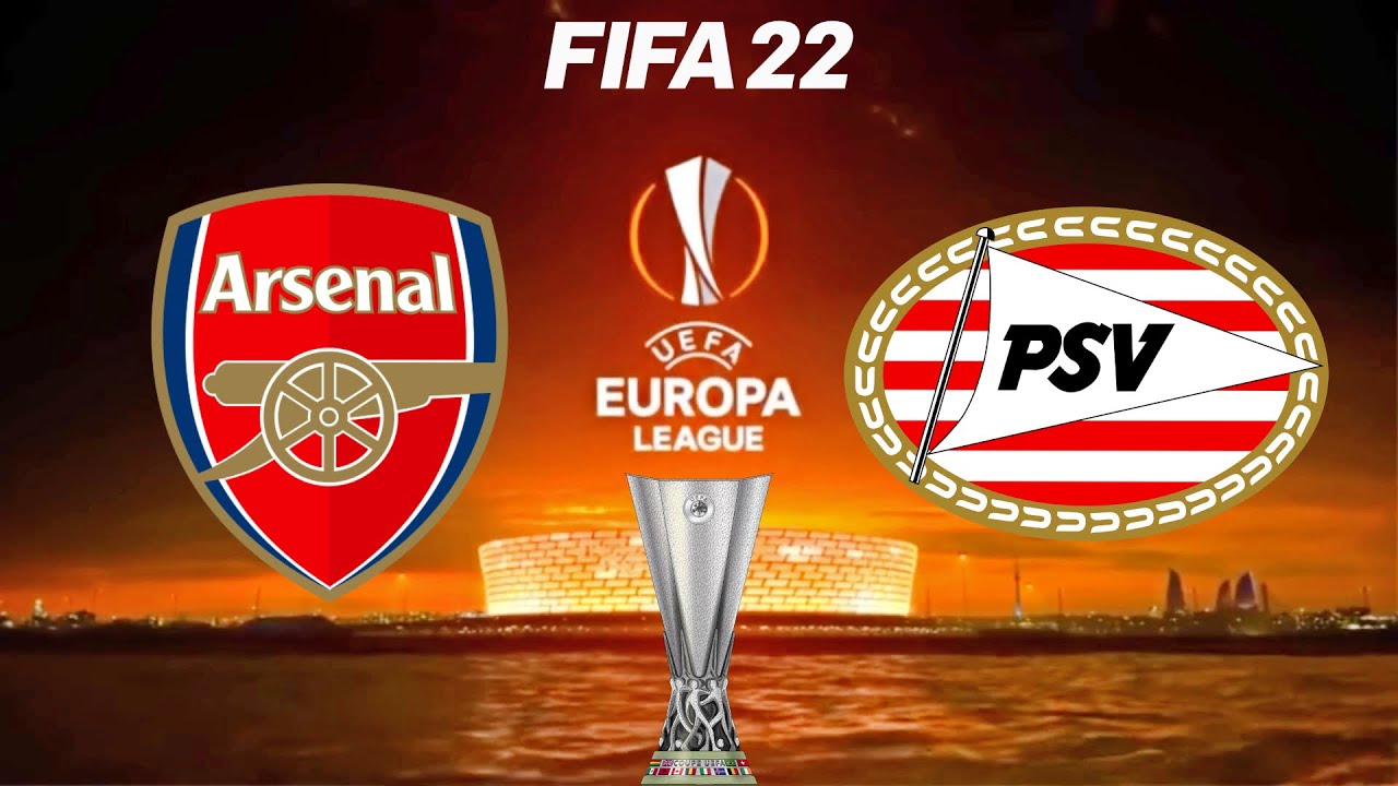 FIFA 22 | Arsenal vs PSV - Europa League - PS5 Full Gameplay - YouTube