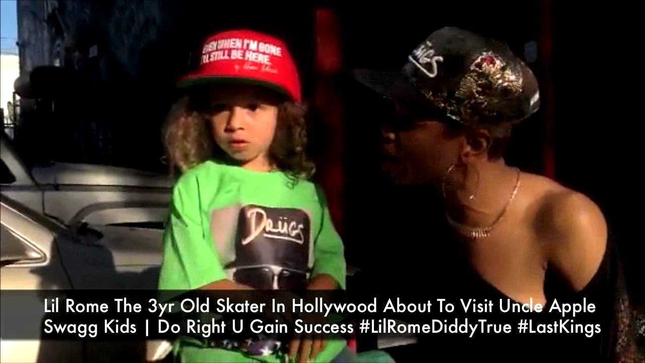 Lil Rome The 3yr Old Skater Tells Uncle Apple To Get Well Soon. - YouTube