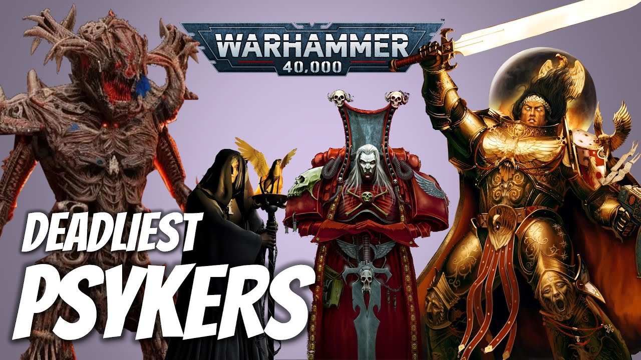 10 Most Powerful Psykers in Warhammer 40K Universe - YouTube