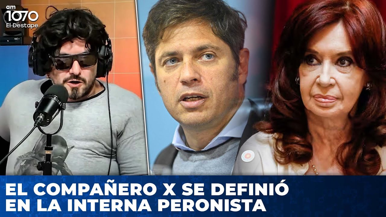 El Compañero X se definió en la interna peronista - YouTube