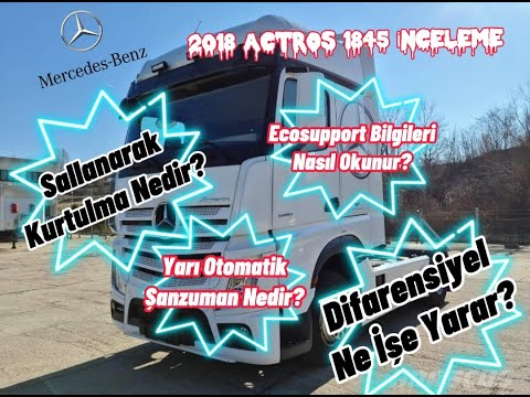 Mercedes Actros 1845 Mp4 İnceledim! | Sallanarak Kurtulma Nedir? | Menu Tanıtım #73