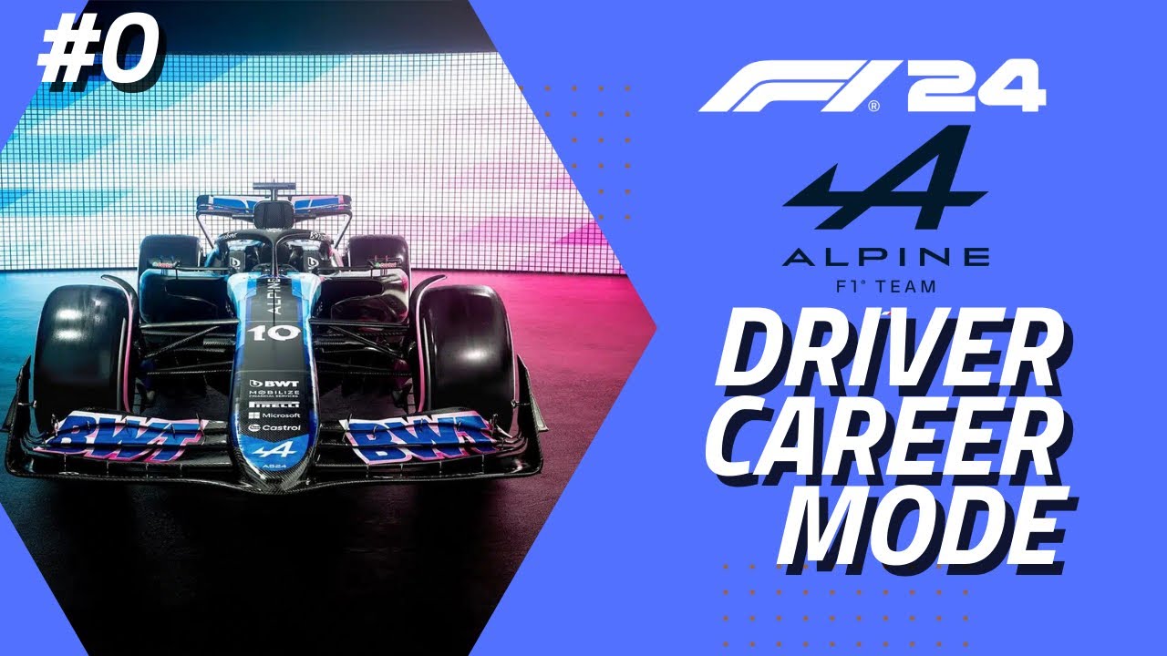 F124 DRIVER CAREER MODE Episode 0 - Pilot - YouTube
