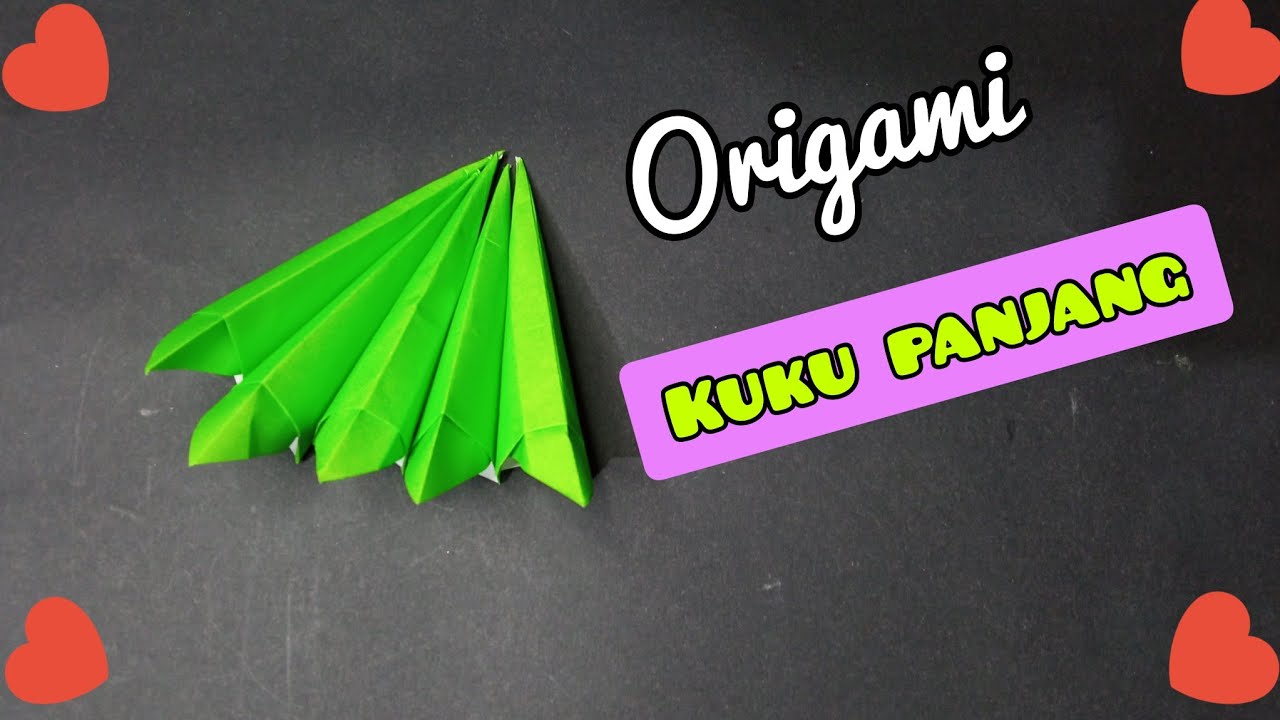 DIY Membuat Origami Kuku panjang #origami #Hello Origami Lovers - YouTube