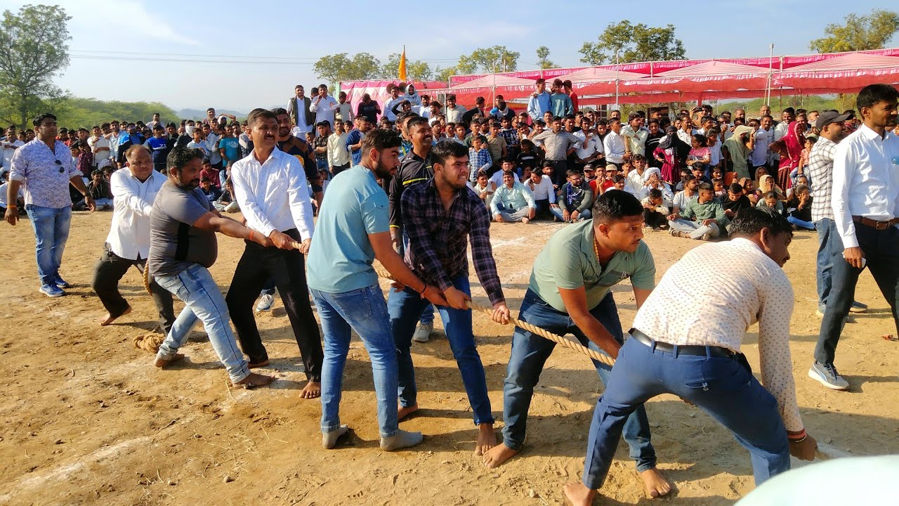 ऐसा खेल नही देखा होगा।rassa kassi ka khel. patel dangi samaj ...