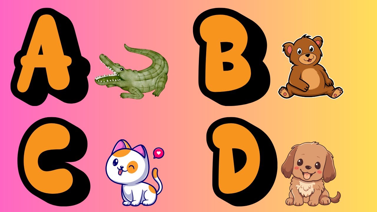 Animal Sounds Phonics Song ABC with Animal Names and Sounds for Kids ...